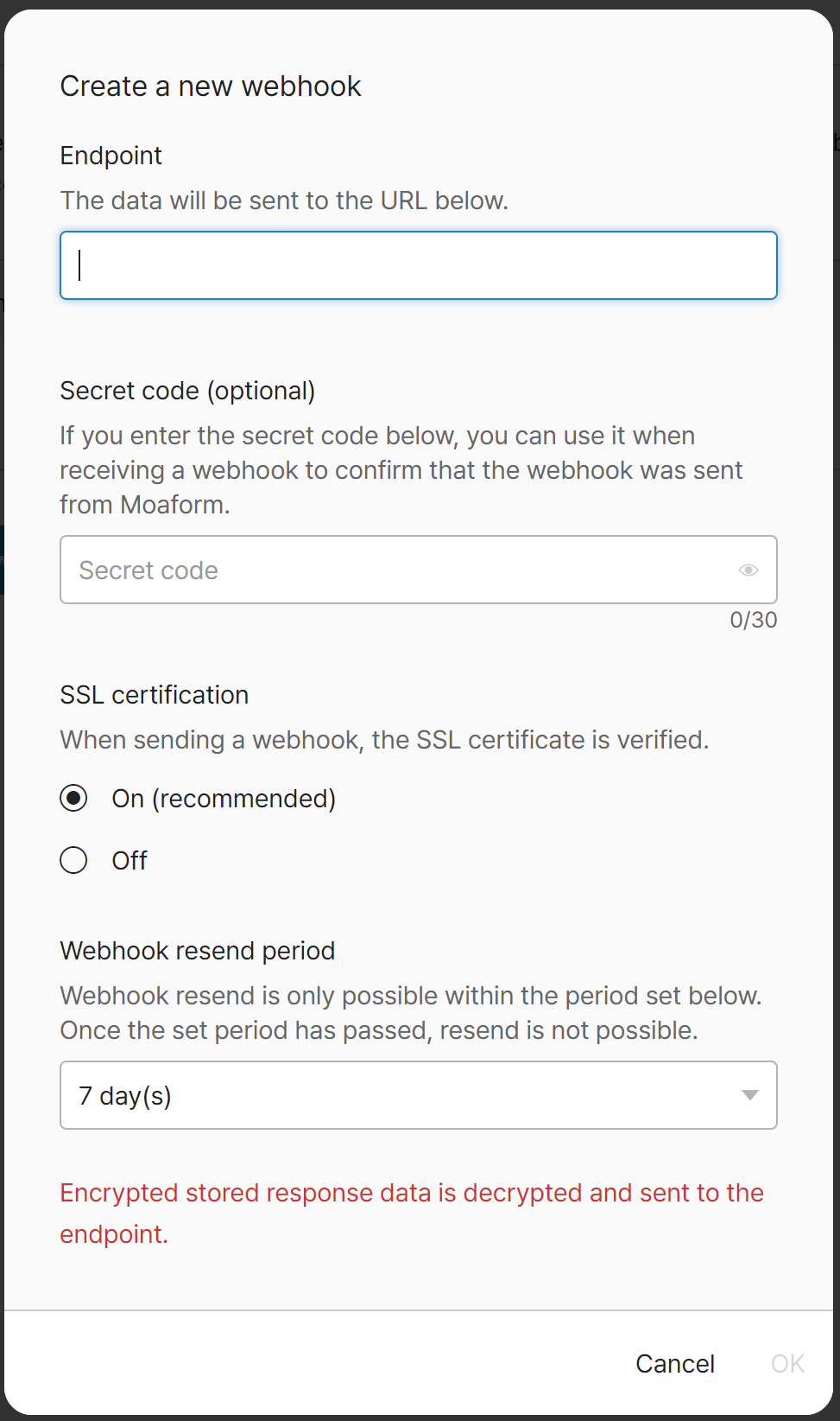 Creating Webhooks – Moaform Help Center